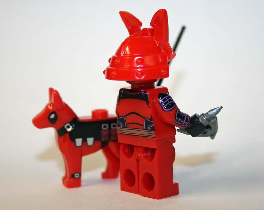 Deadpool Samurai with dog Minifigure