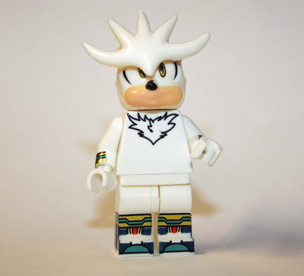 Silver V2 from Sonic the Hedgehog movie Minifigure