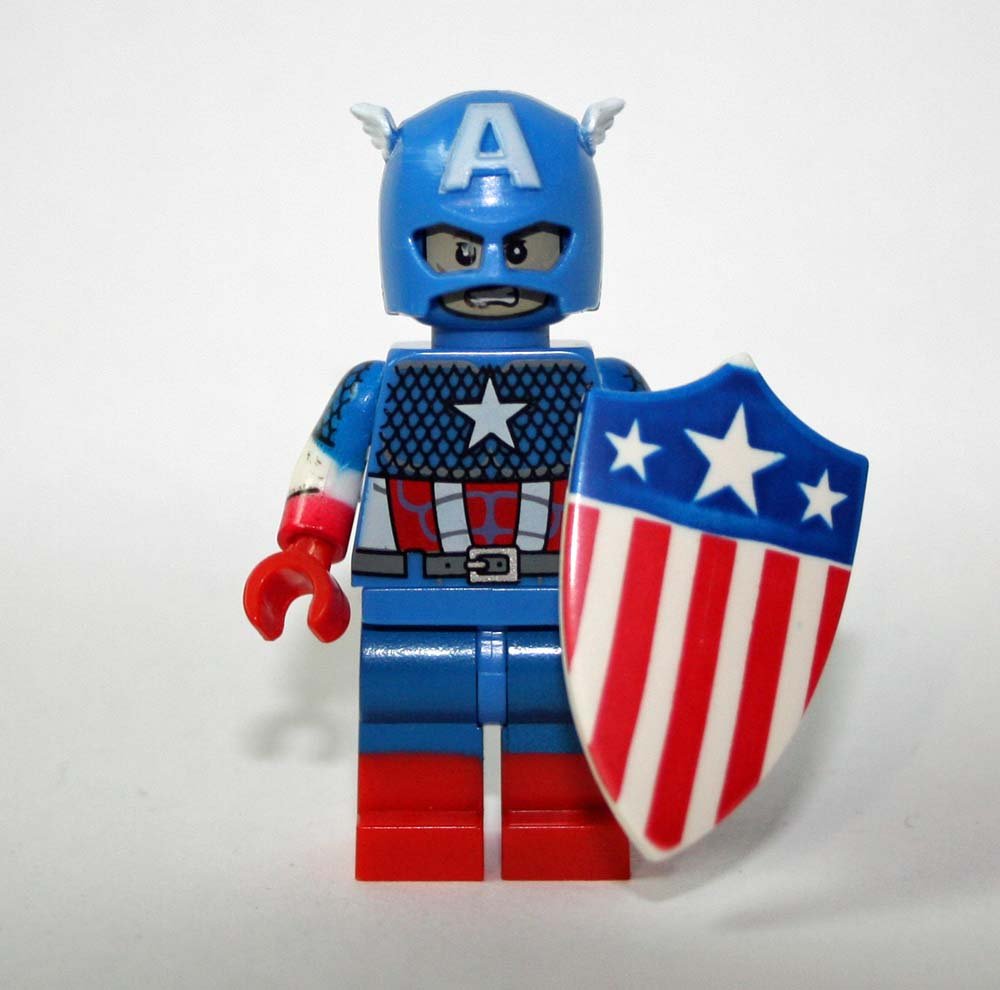 Captain America Classic Comic version USA Minifigure