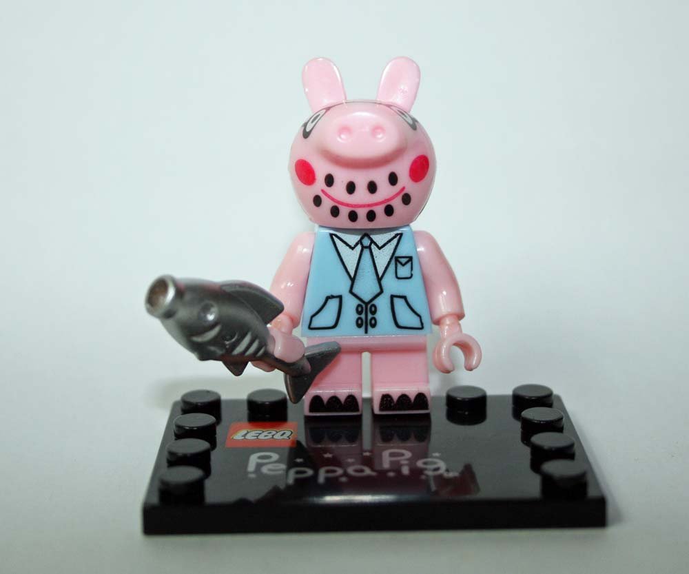 Peppa Pig Daddy Pig Cartoon Minifigure
