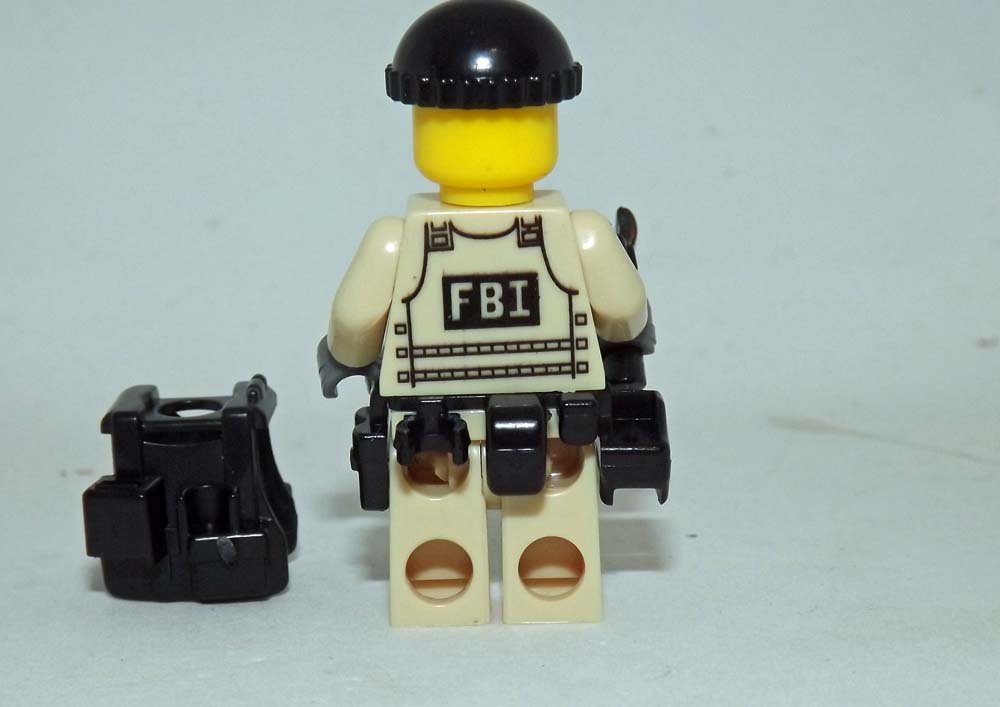 FBI Agent Police Law Enforcement Minifigure