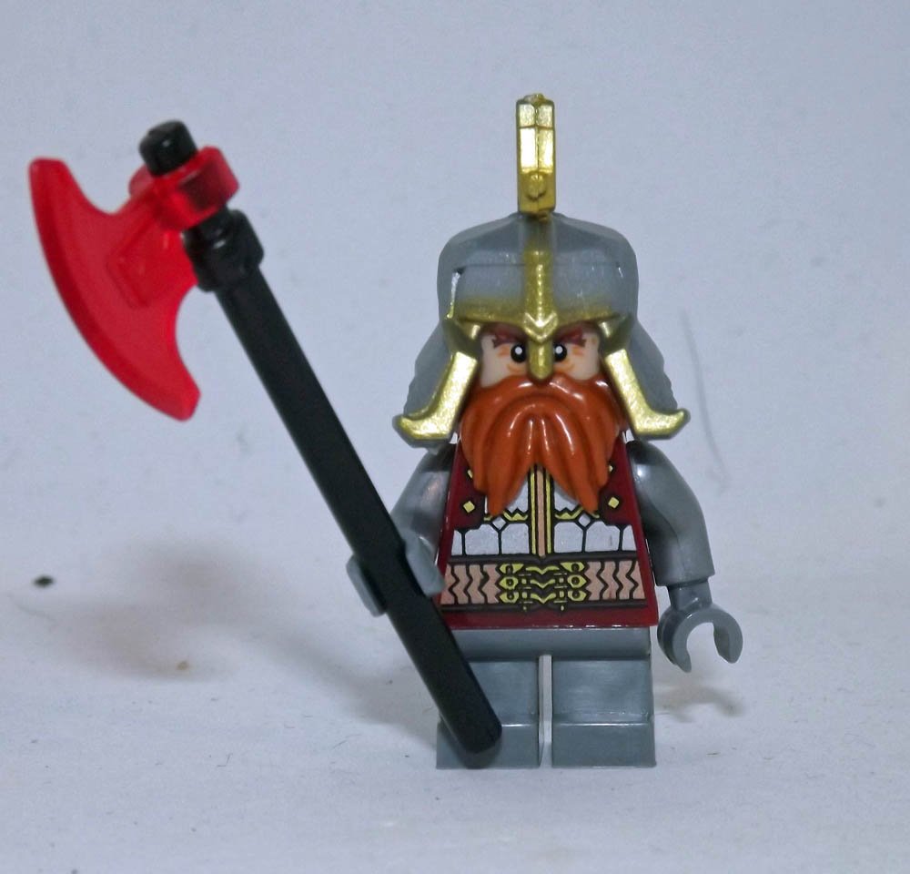 Lord Dain Iron Foot Dwarf LOTR Lord of the Rings Hobbit Minifigure