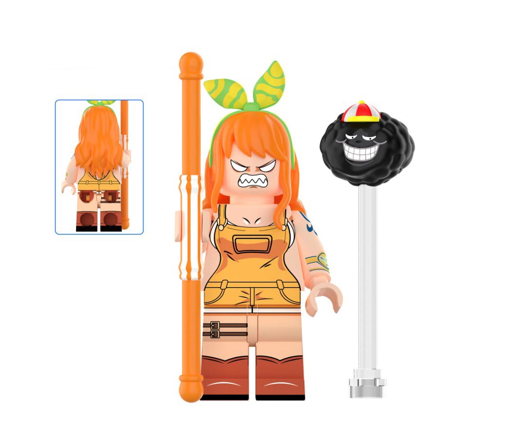 Nami Angry One Piece Cartoon TV Show Anime Minifigure