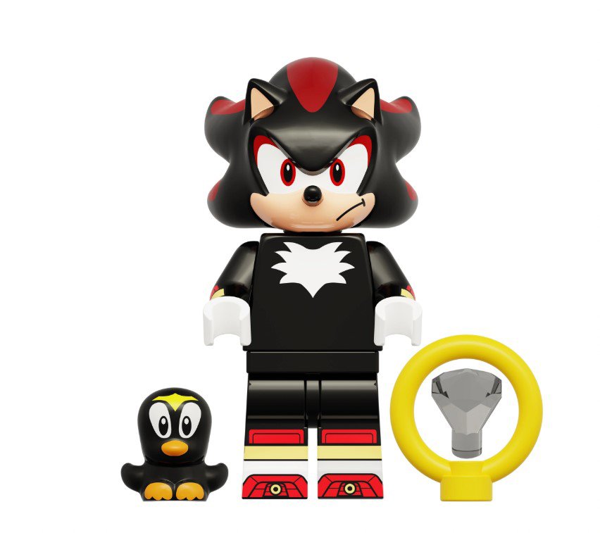 Shadow Sonic the Hedgehog 3 Movie Minifigure