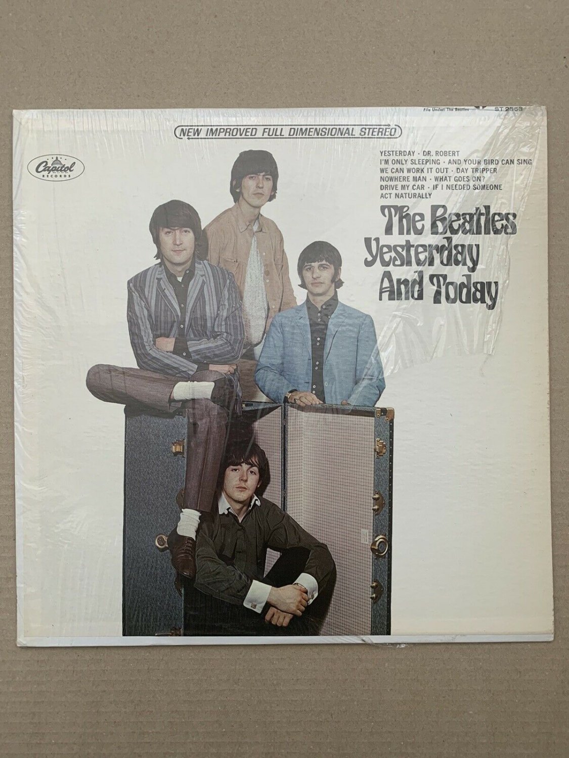 The Beatles ‎– Yesterday And Today ST 2553, Los Angeles Press, Trunk ...