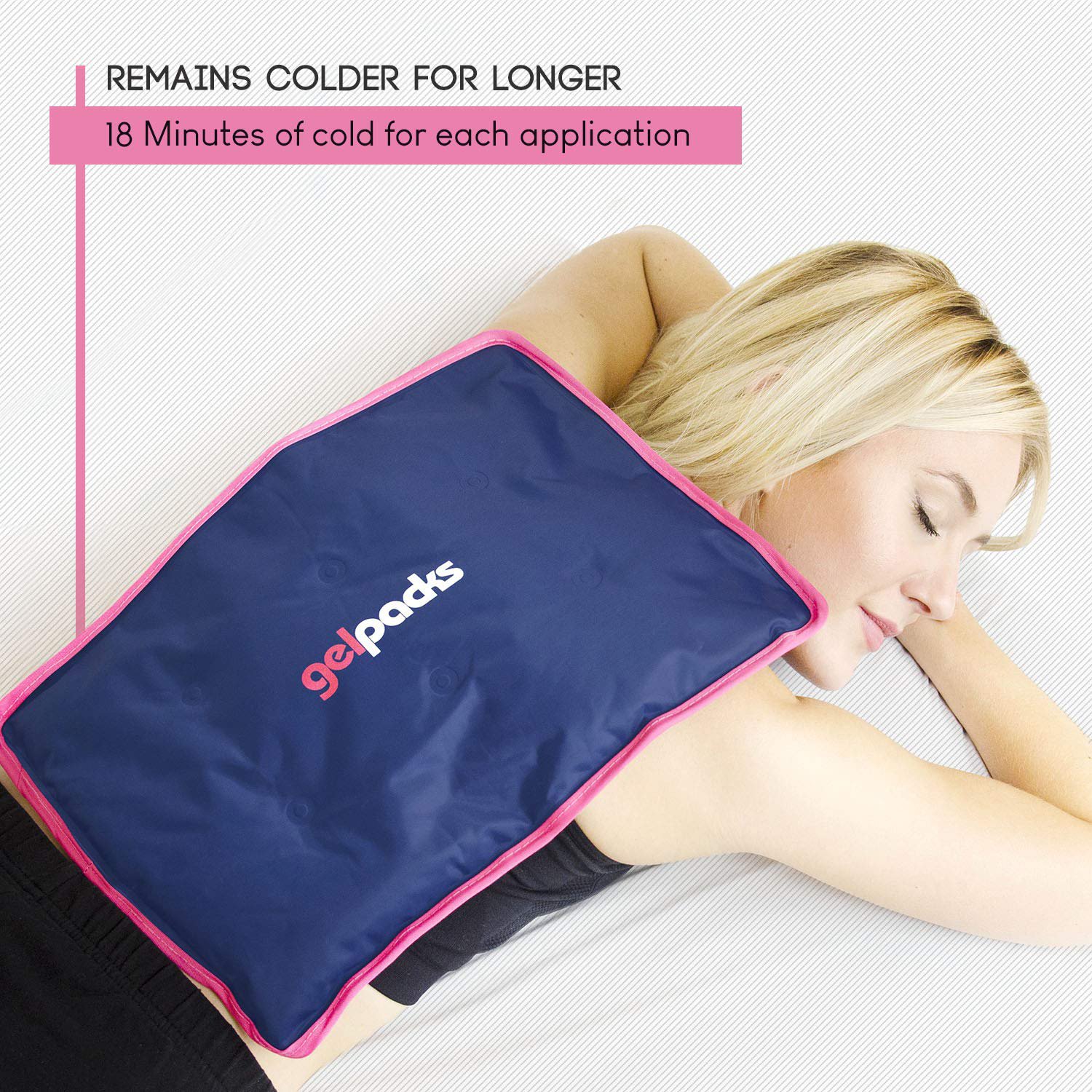 Luxury Ice Pack for Injuries - Reusable Cold Gel Packs for Swelling ...