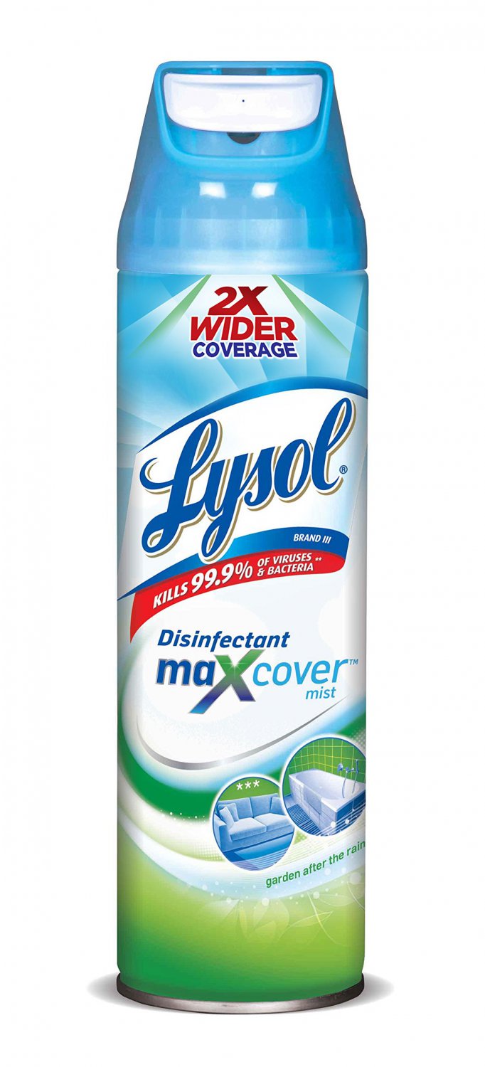 Lysol Disinfectant Spray + Lysol Max Cover Disinfectant Mist Bundle ...