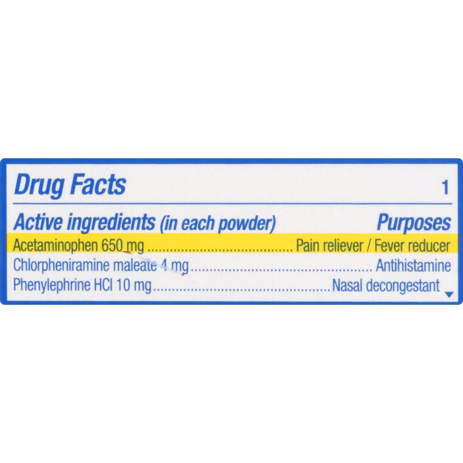 BC Sinus Pain & Congestion Powder | Fast Pain Relief | 4 Powders | 6 Pack