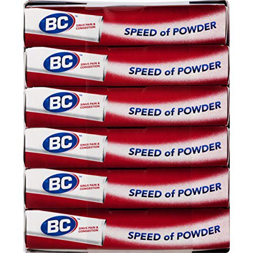 BC Sinus Pain & Congestion Powder | Fast Pain Relief | 4 Powders | 6 Pack