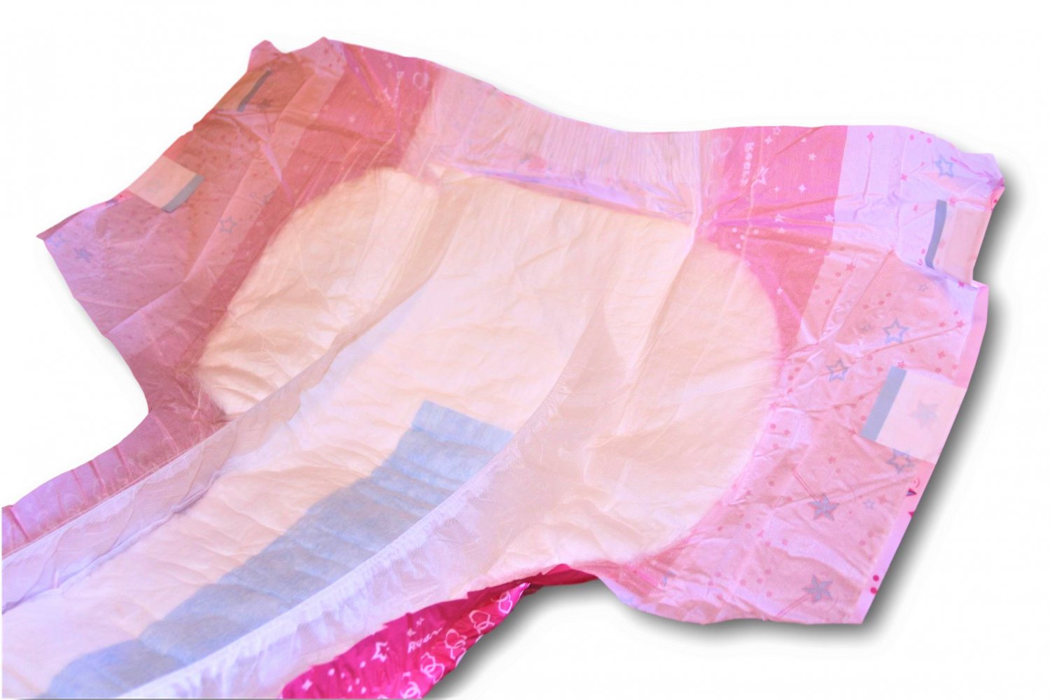 Rearz - Princess Pink - Adult Diaper (Sample 2 Pack) (Medium, 32'' - 42'')