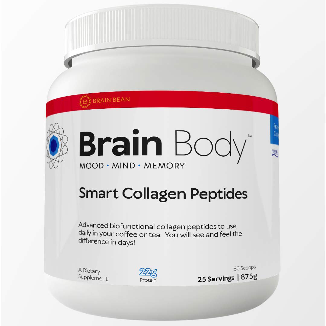Brain-Body | Smart Collagen Peptides | Mood, Mind, Memory | 25 Servings