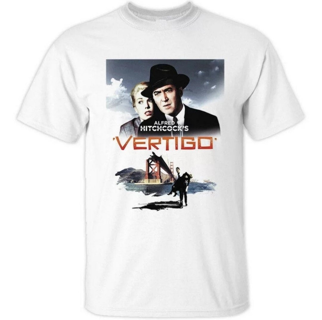 Alfred Hitchcock Vertigo Mens Womens T-Shirt (1958) Movie