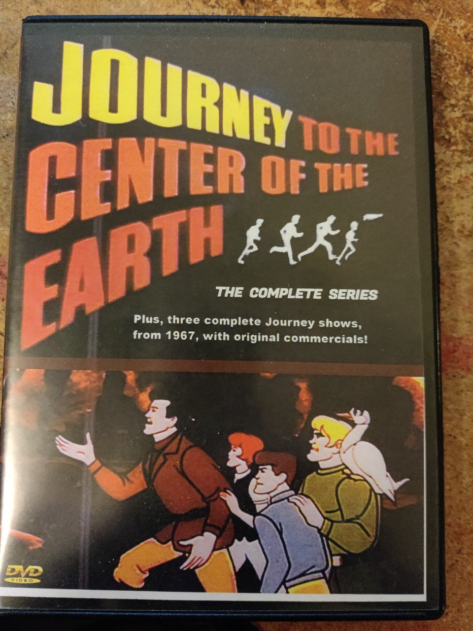JOURNEY TO THE CENTER OF THE EARTH 1967 CARTOON COMPLETE SERIES 4 DVDS