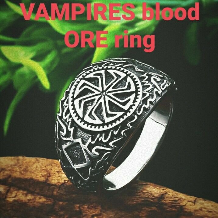 VAMPIRES BLOOD BITE BLOOD ORE RING VLAD TEPES CHANGE IMPLEAR POWERS BITE