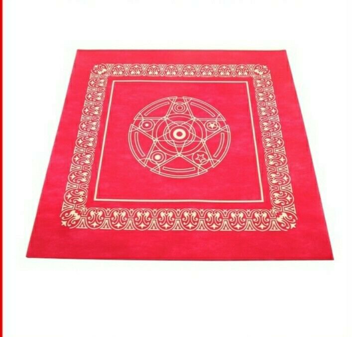 TAROT TABELCLOTH FOR TAROT READINGS RED TABEL CLOTH FOR TAROT