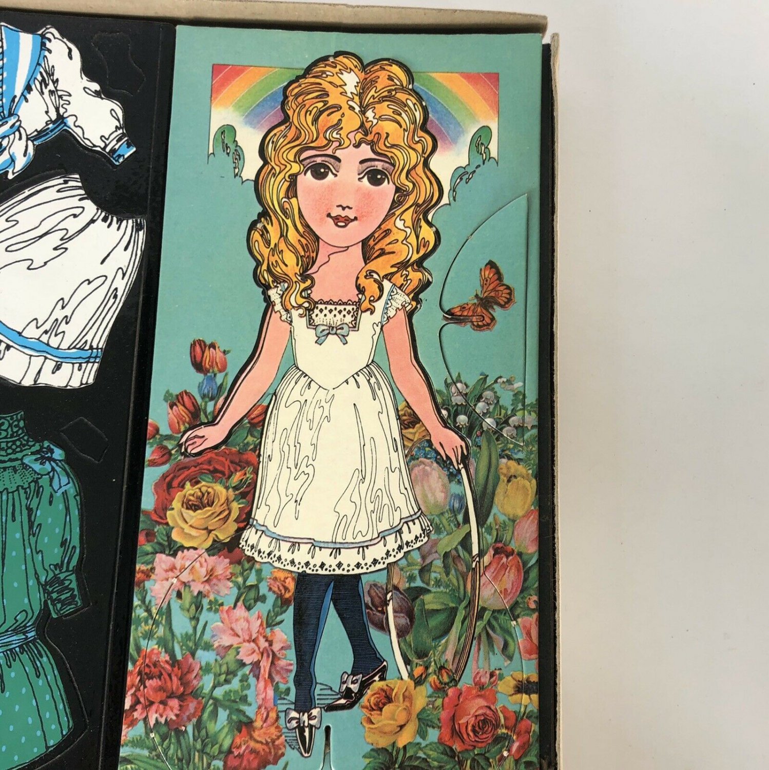 1970 the Old Fashioned Doll Colorform Paper Doll Set