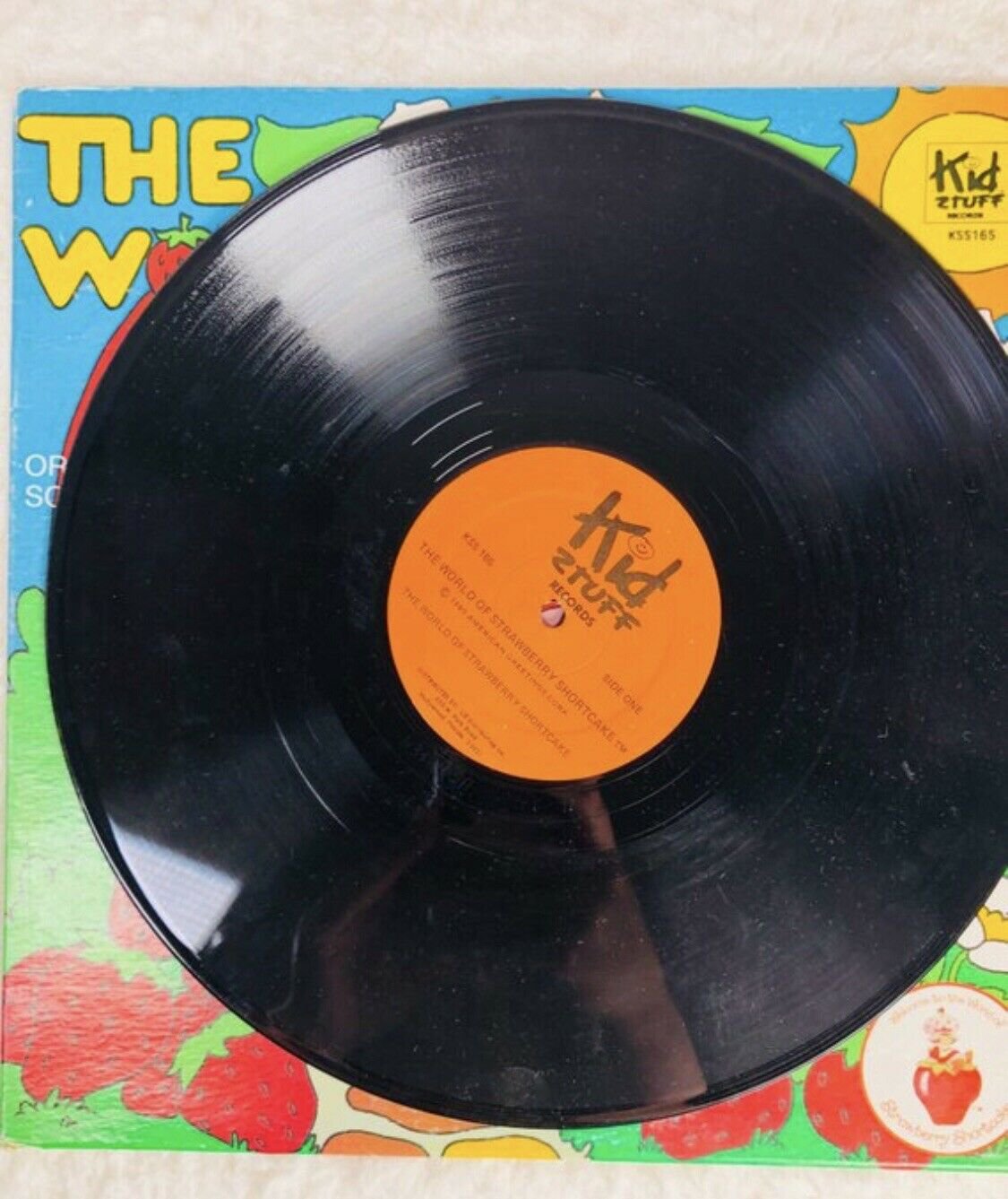 The World of Strawberry Shortcake Record 1980 Lot of 2