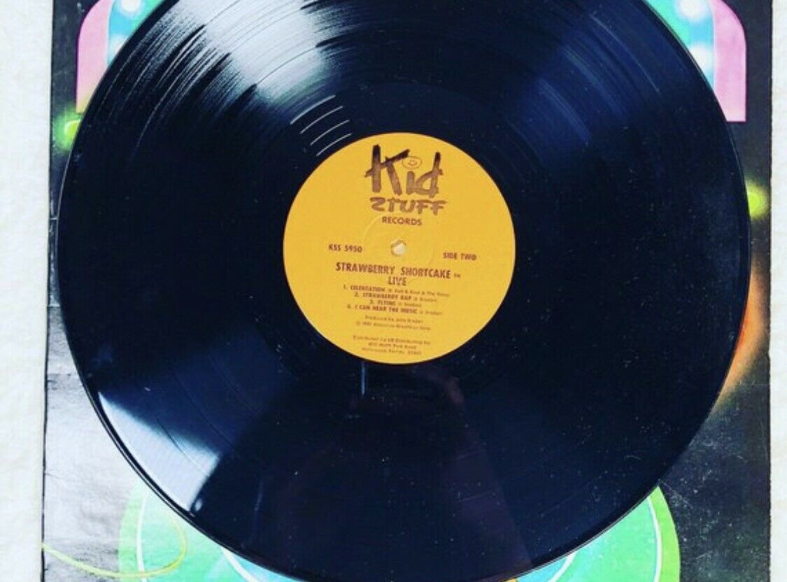 The World of Strawberry Shortcake Record 1980 Lot of 2