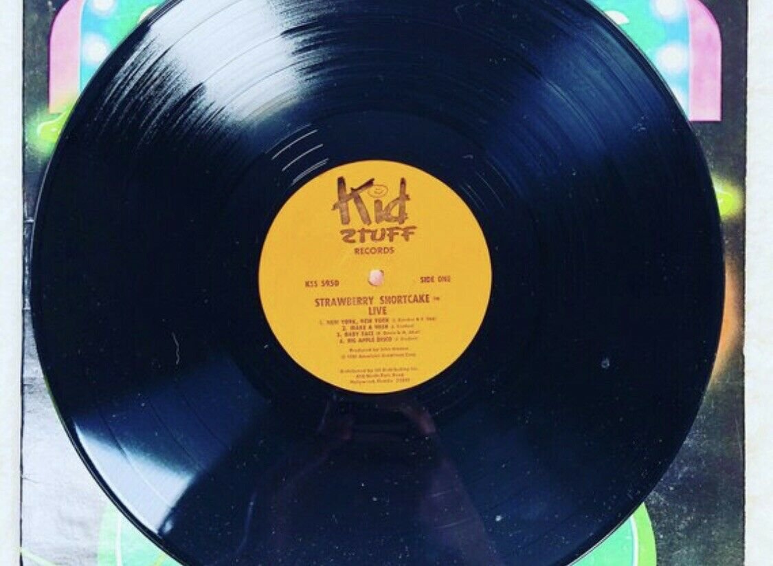 The World of Strawberry Shortcake Record 1980 Lot of 2