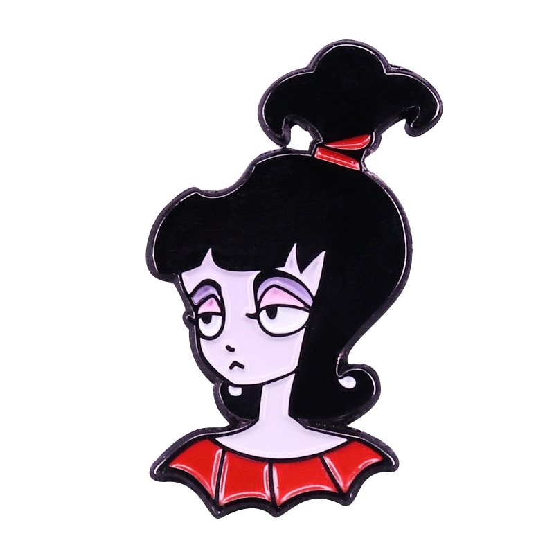 Lydia Deetz Enamel Pin Halloween horror brooch
