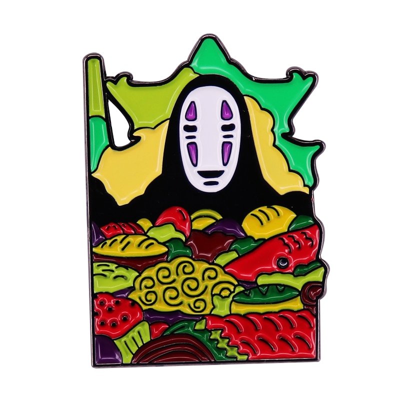 Studio Ghibli Pin No Face Spirited Away Anime Spirits Characters Totoro ...
