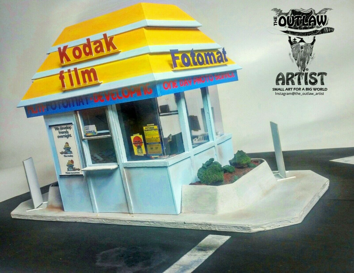 Diorama Road and Street Signs 1/24 1/25 Scale