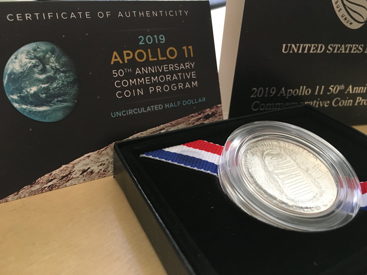 2019 Apollo 11 50th Anniversary Commemorative Uncirculated Half-Dollar