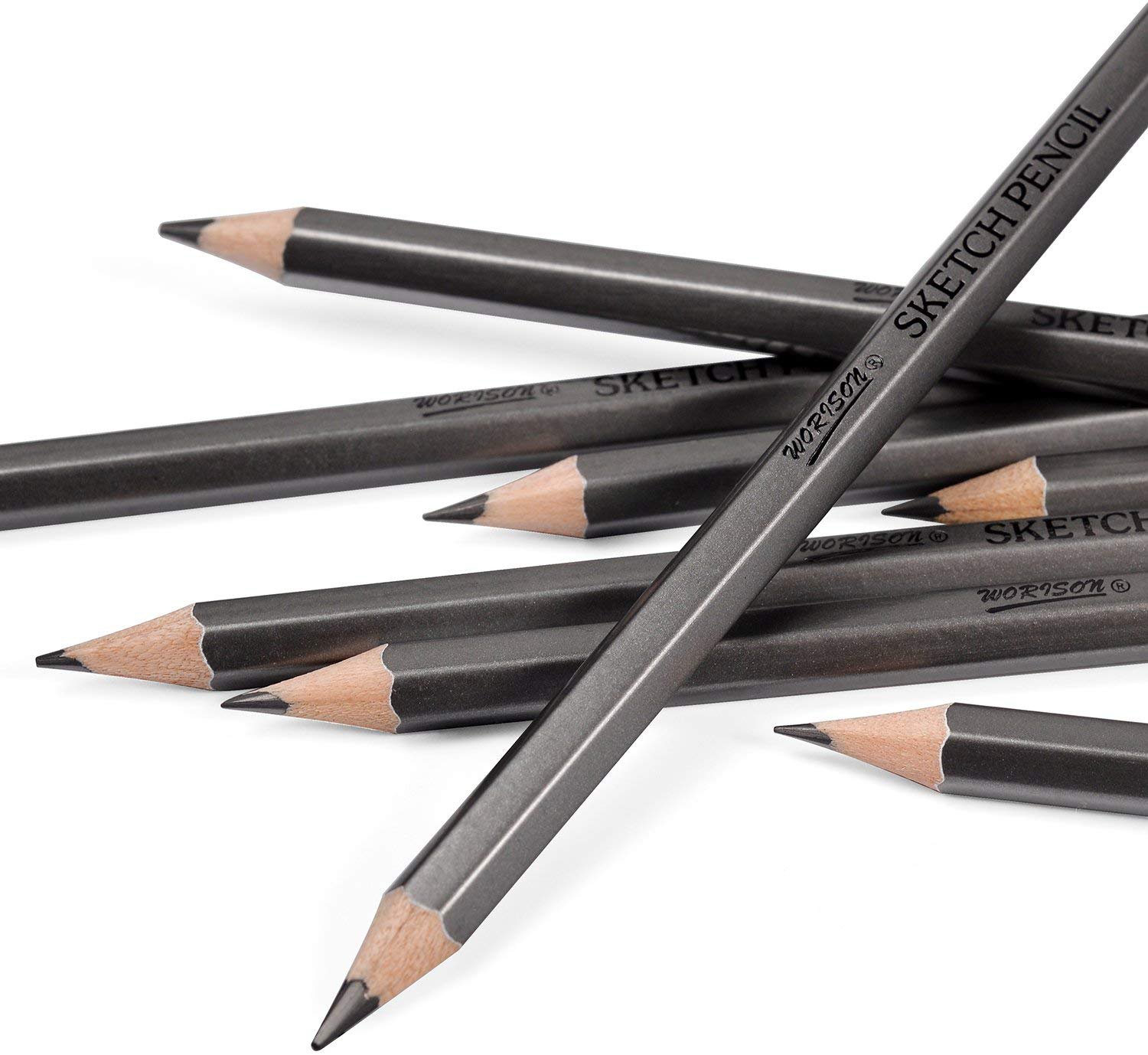 Professional Drawing Sketching Pencil Set - 12 Pieces Drawing Pencils
