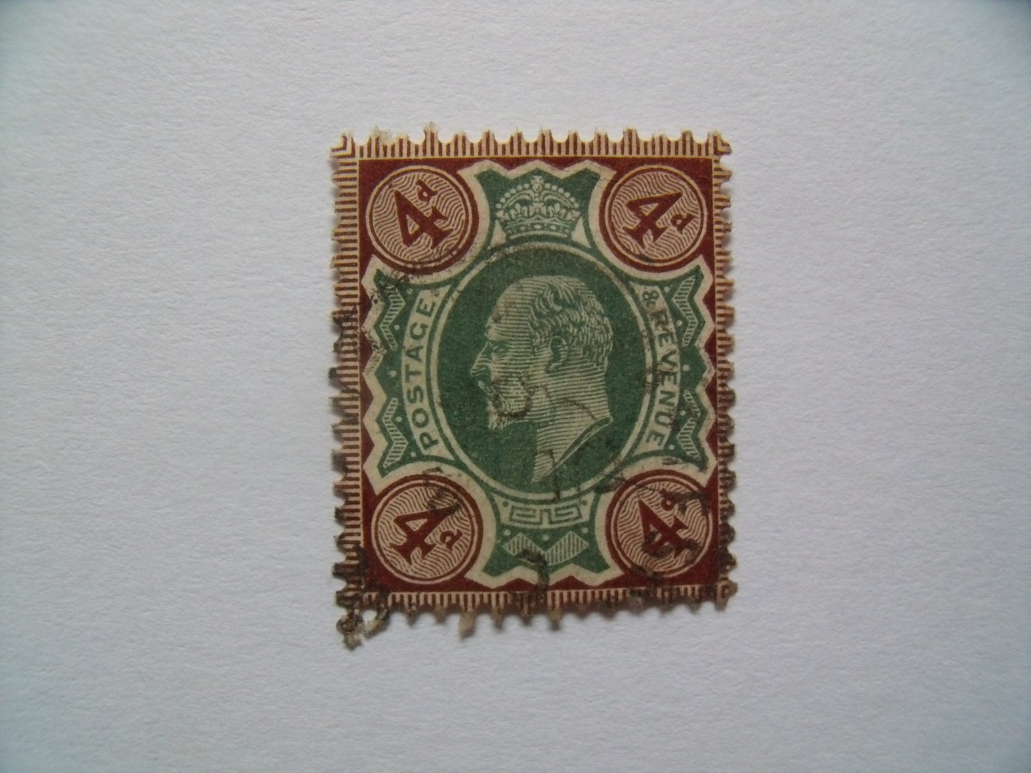 4d Edward VII Postage Stamp