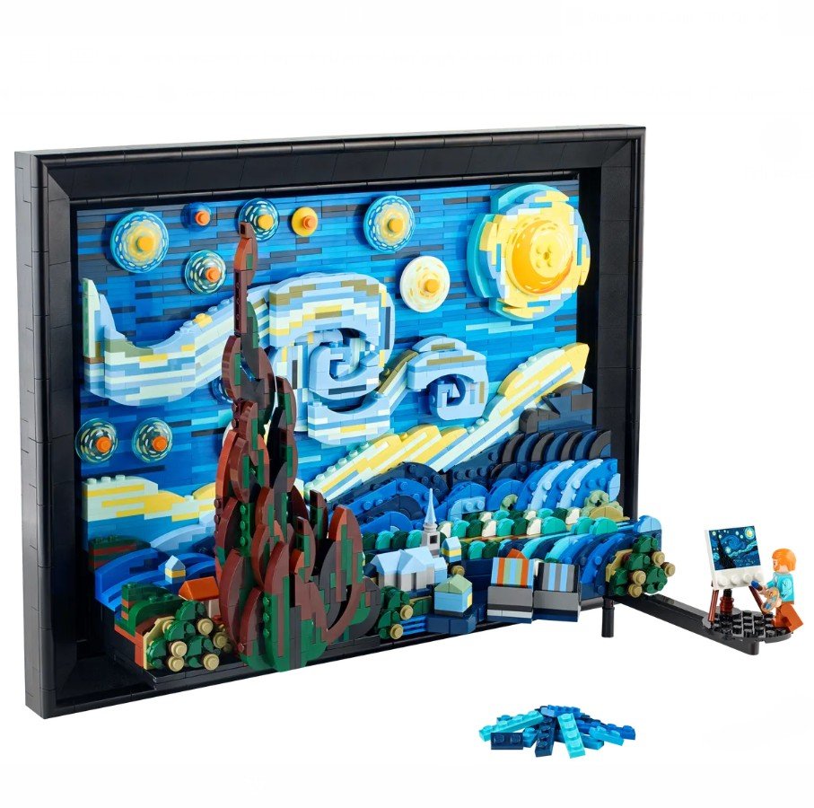 Ideas Vincent Van Gogh - The Starry Night 21333 Building Set for Adults ...