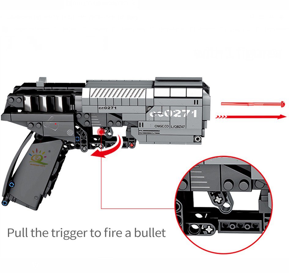 Magnum Revolver - Diy Weapon Ausini Military Building Blocks ...