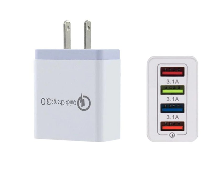 4 USB mobile phone charger Fast Charger Mobile Wall Charger For Phone US