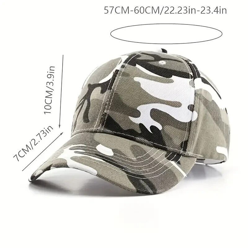 Sun Protection Baseball Cap For Men Women Camouflage Pattern Tactical Hat