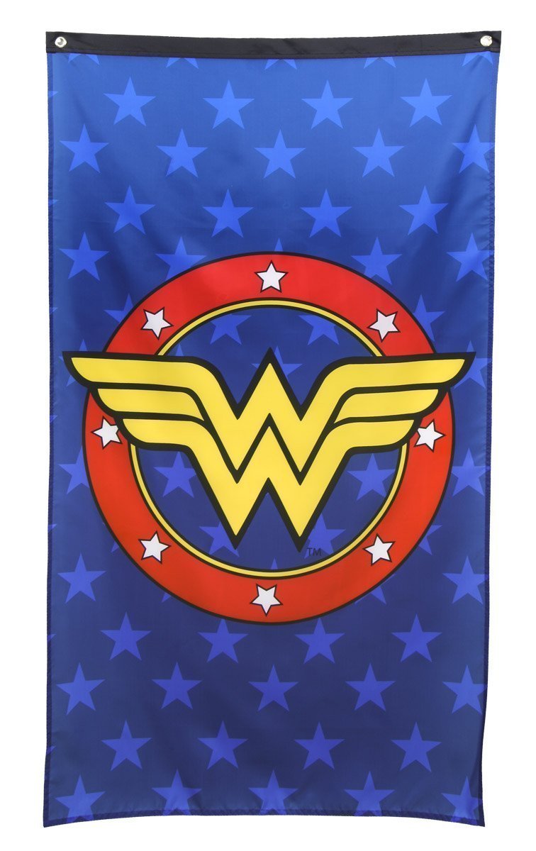 Wonder Woman Logo Flag Banner