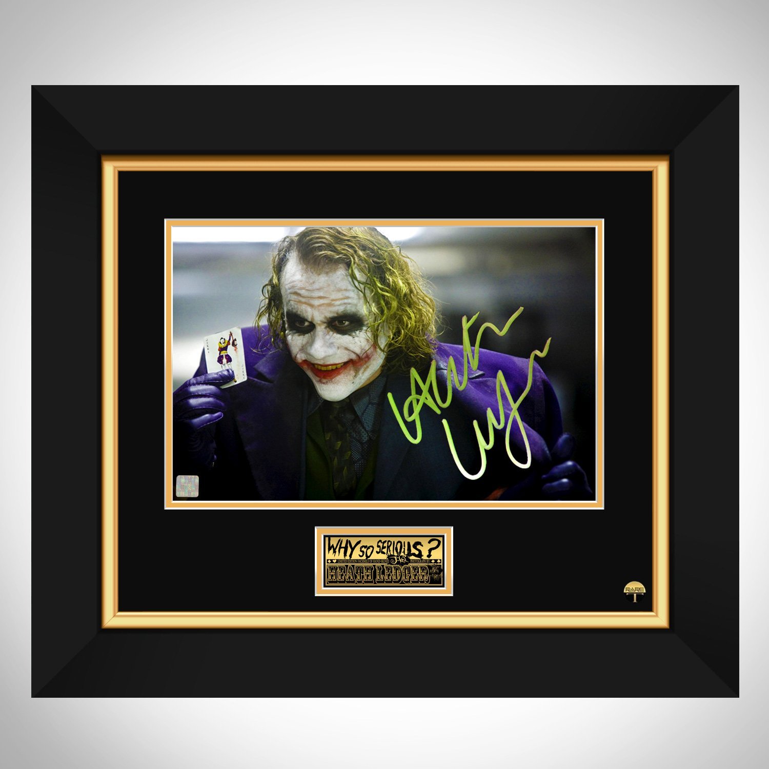 The Joker - Heath Ledger - Joker Card Limited Signature Edition Studio ...