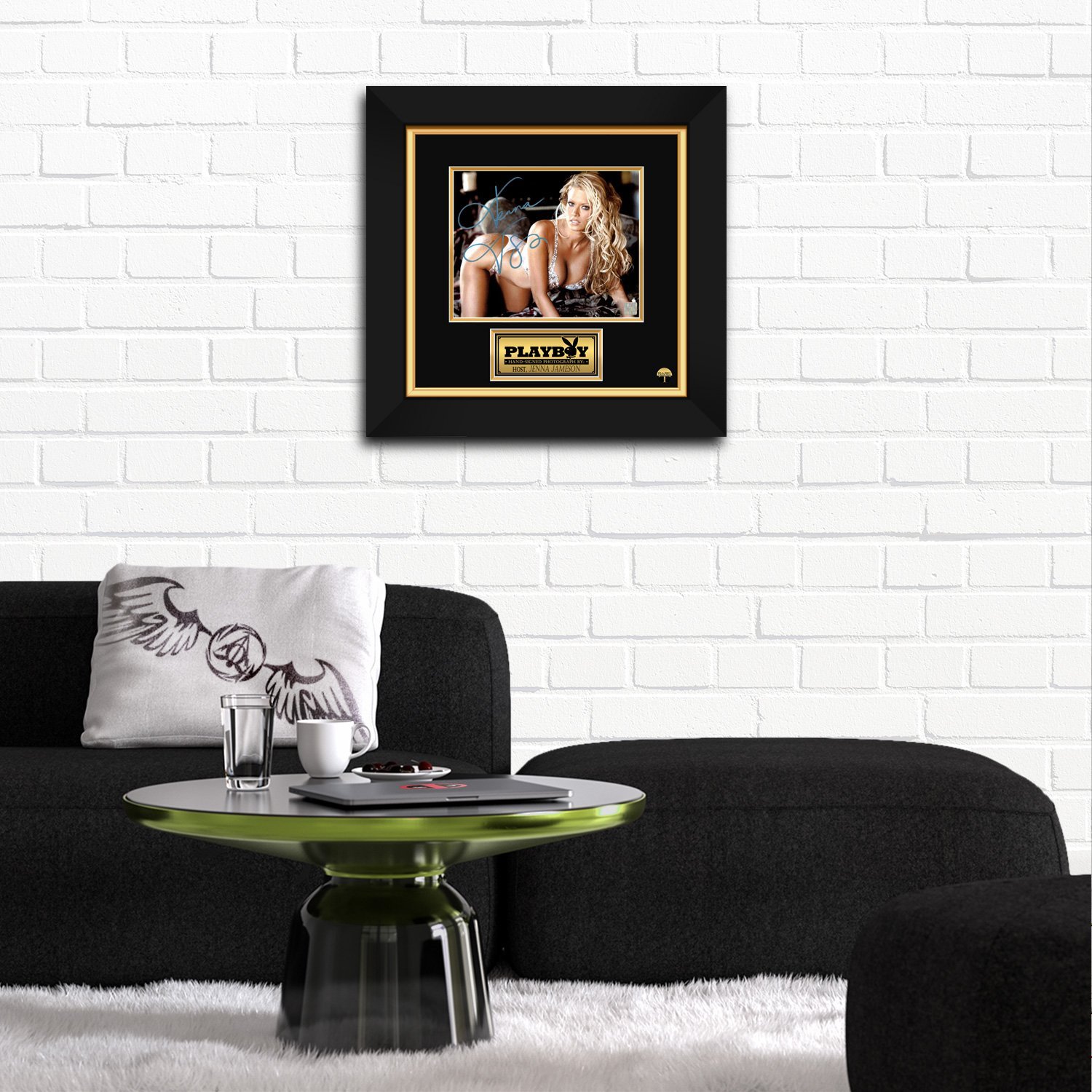 Playboy- Jenna Jameson Hand-Signed Photo by Jenna Jameson Custom Frame