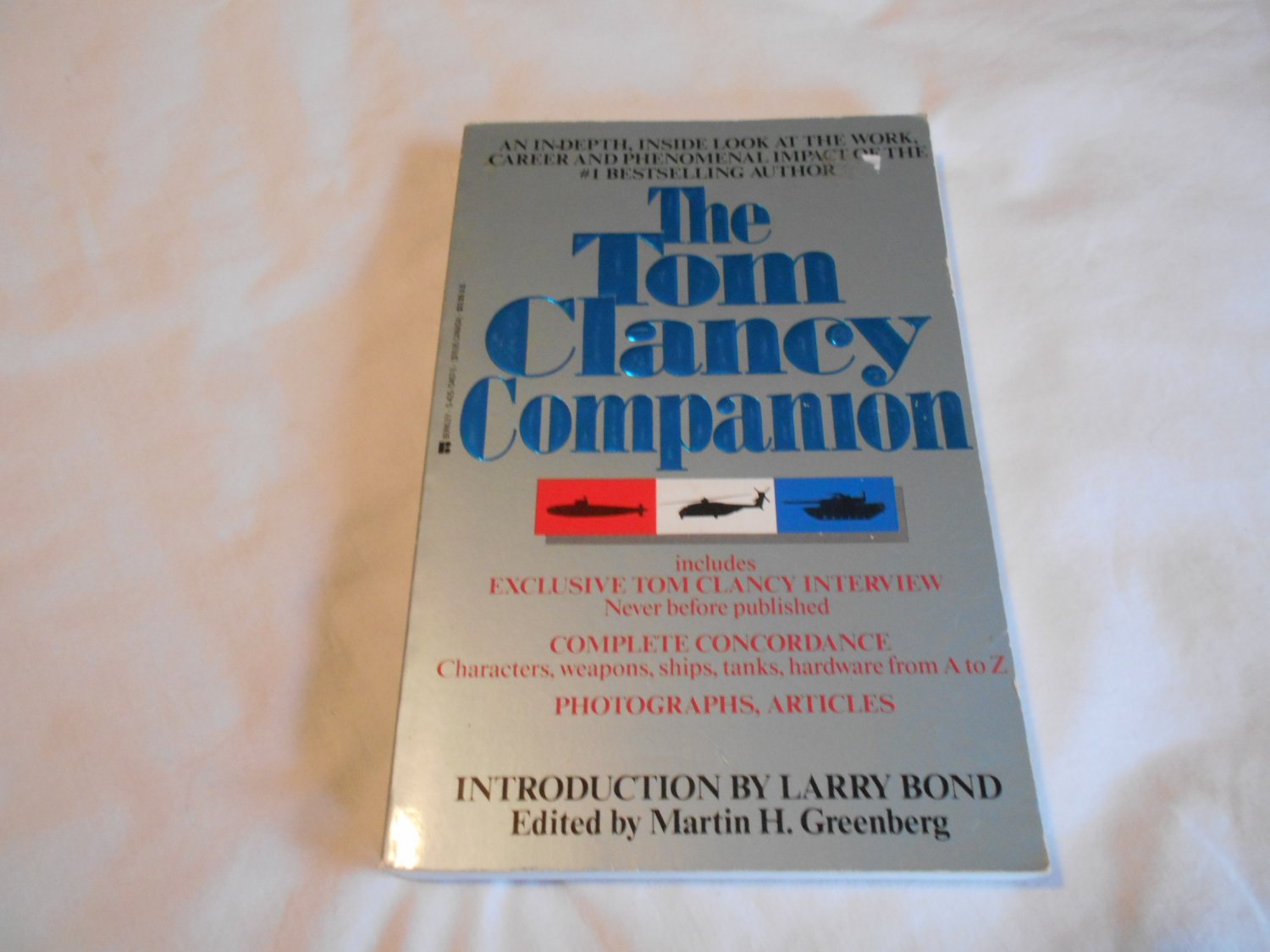 The Tom Clancy Companion by Martin H. Greenberg (1992) (R31b9) Berkley ...