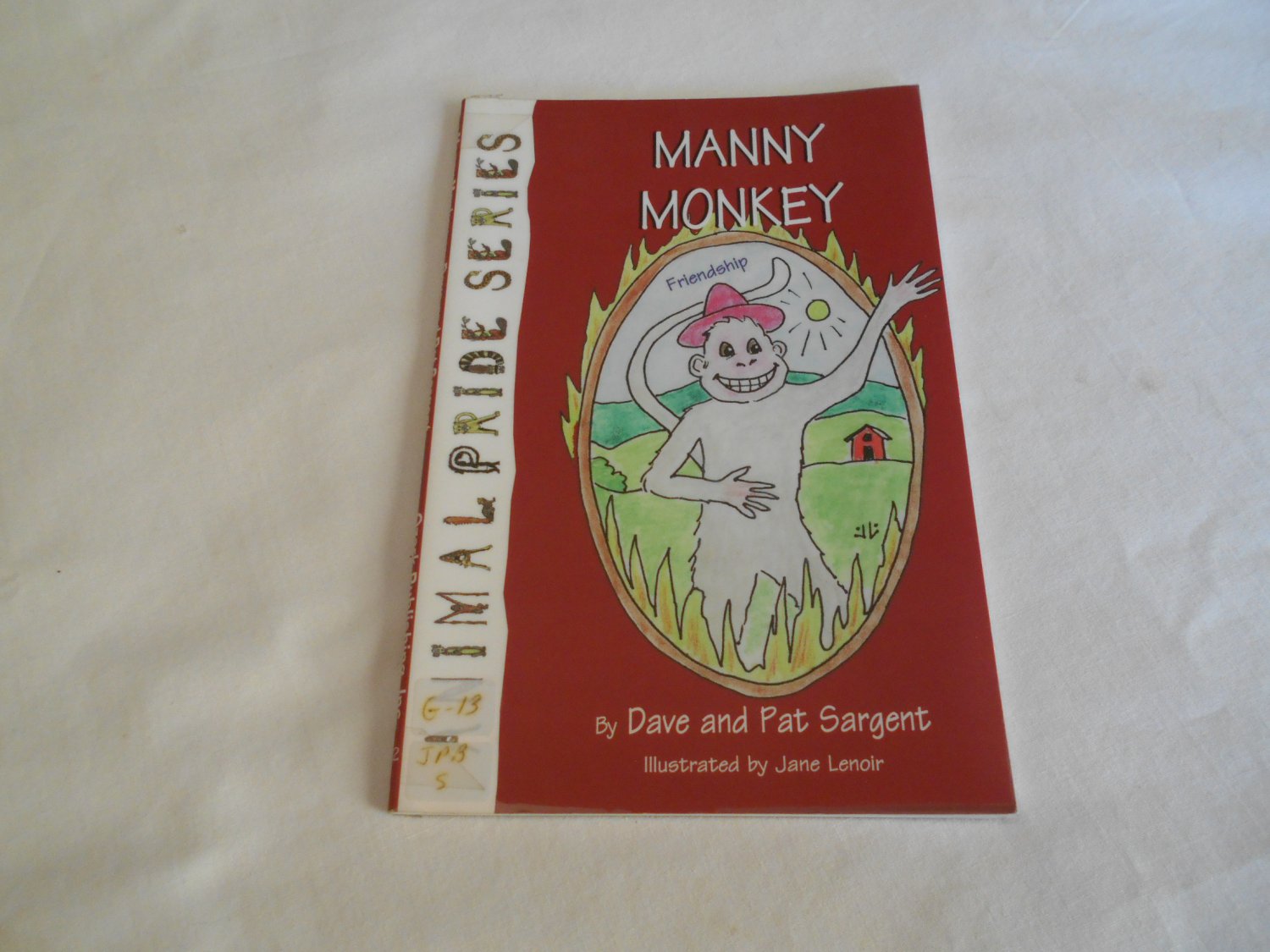 Manny Monkey: Friendship by Dave and Pat Sargent (2001) (L23c4) SIGNED ...