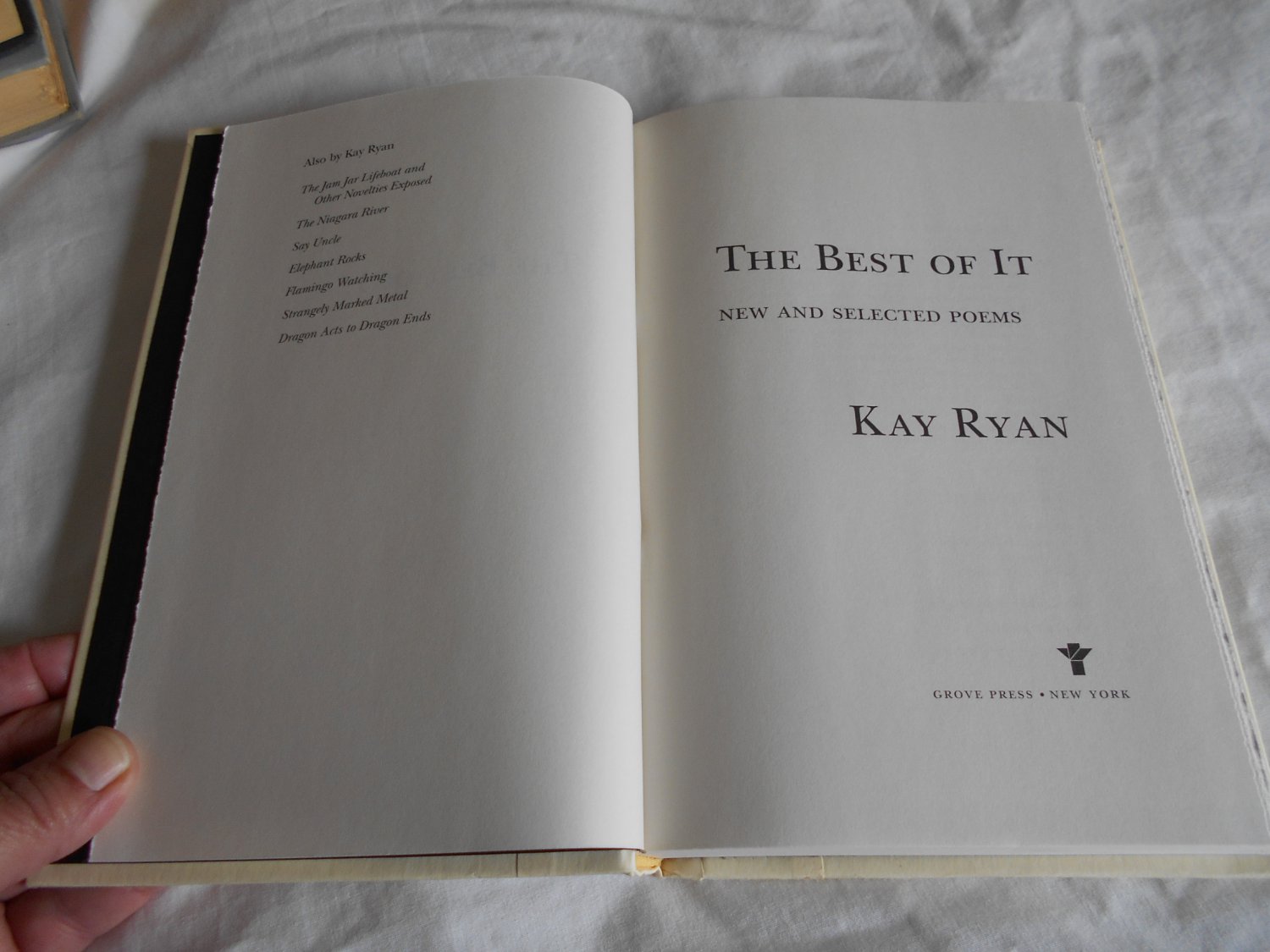 The Best of It: New and Selected Poems by Kay Ryan (2010) (L73C1) First ...