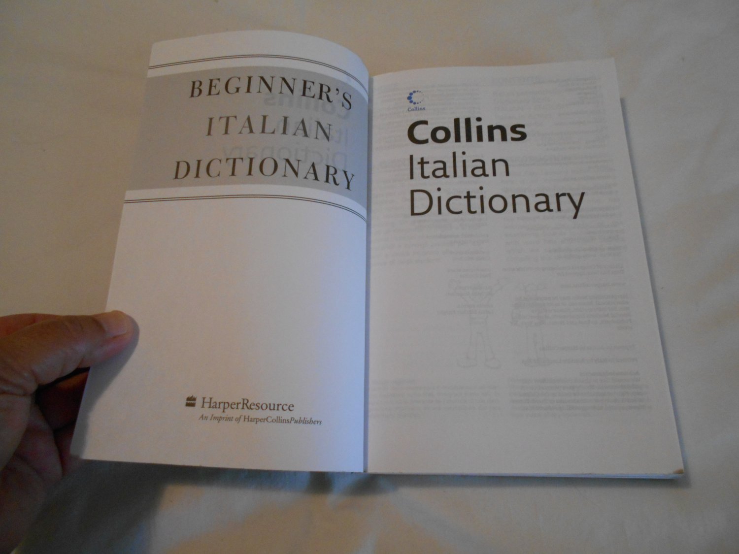 HarperCollins Beginner's Italian Dictionary by Michela Clari (2006 ...