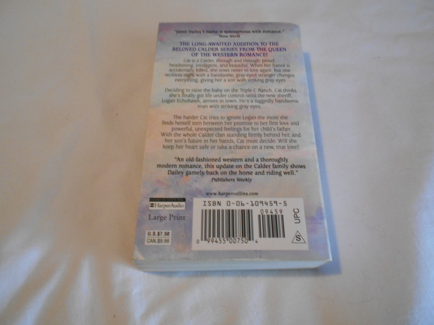 Calder Pride by Janet Dailey (2000) (R2) Calder Saga #5, Harper Torch PB