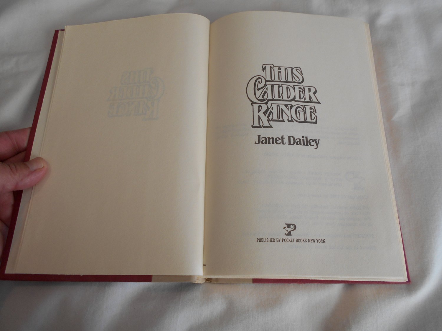 This Calder Range by Janet Dailey (1982) (R73c3) Calder Saga Volume #2 ...