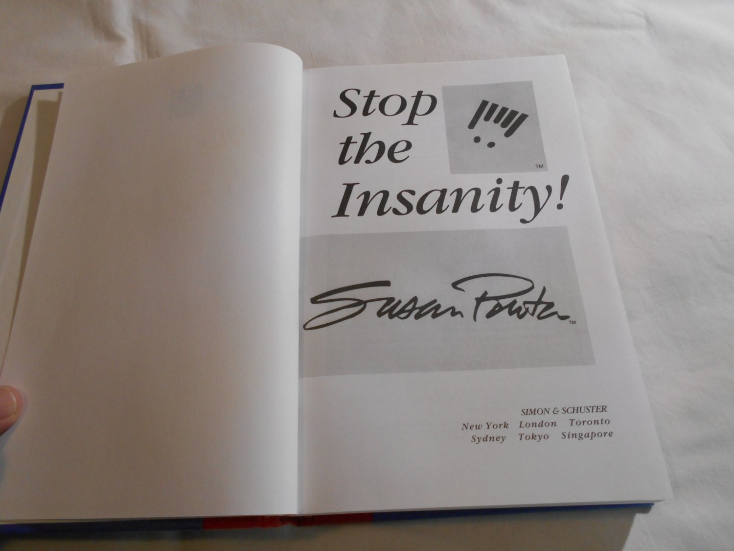 Stop the Insanity! Change the Way You Feel by Susan Powter (1993 ...
