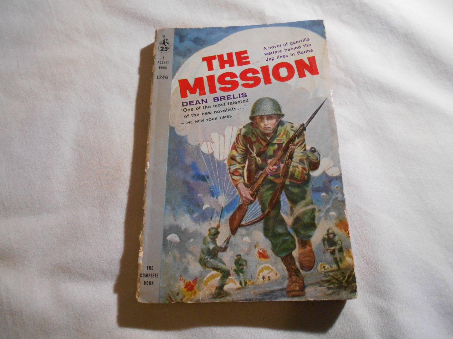 The Mission by Dean Brelis (1959) (R22a5) Pocket Book #1246 PB