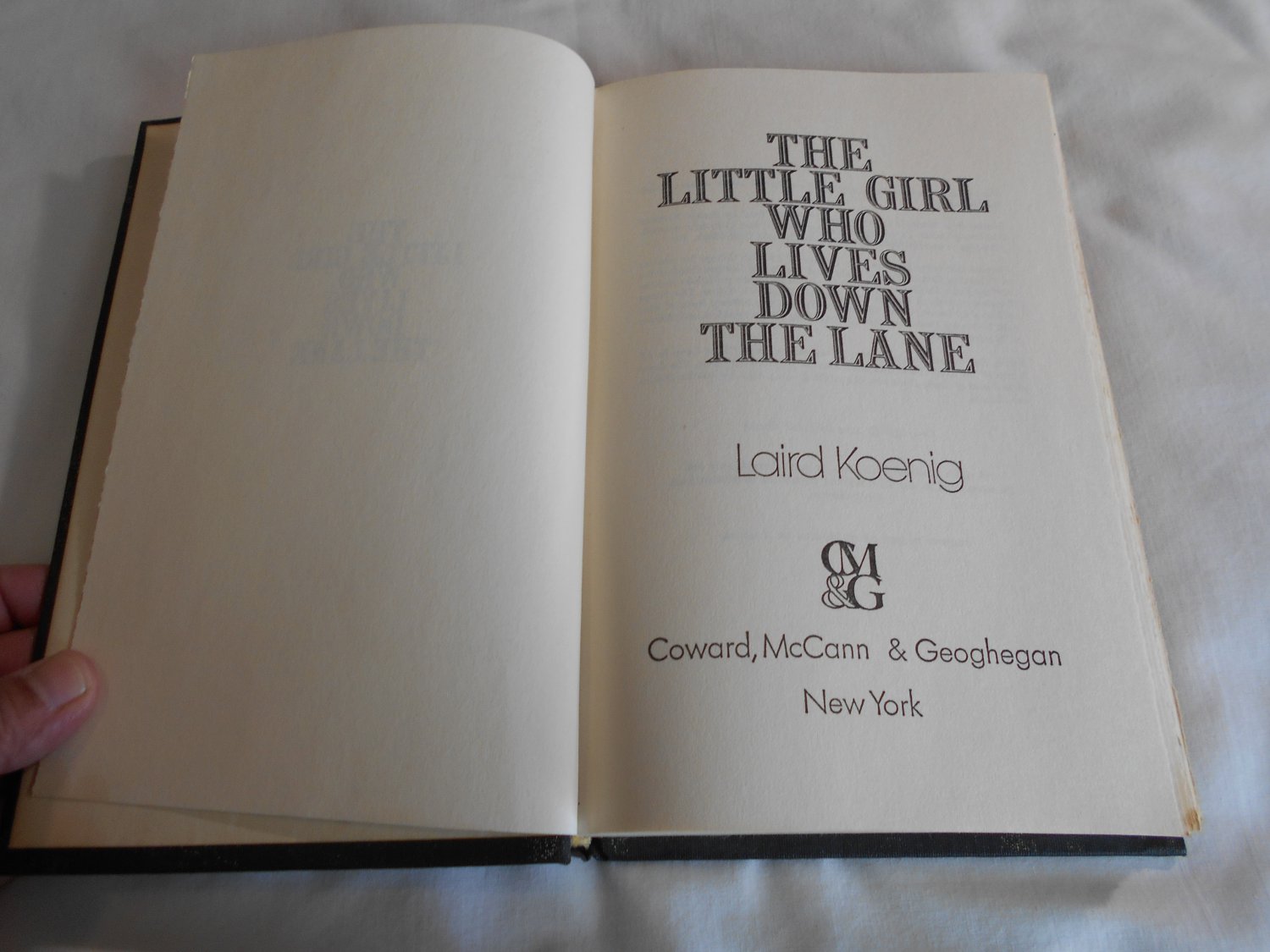 The Little Girl Who Lives Down the Lane by Laird Koenig (1974) (L22b9 ...