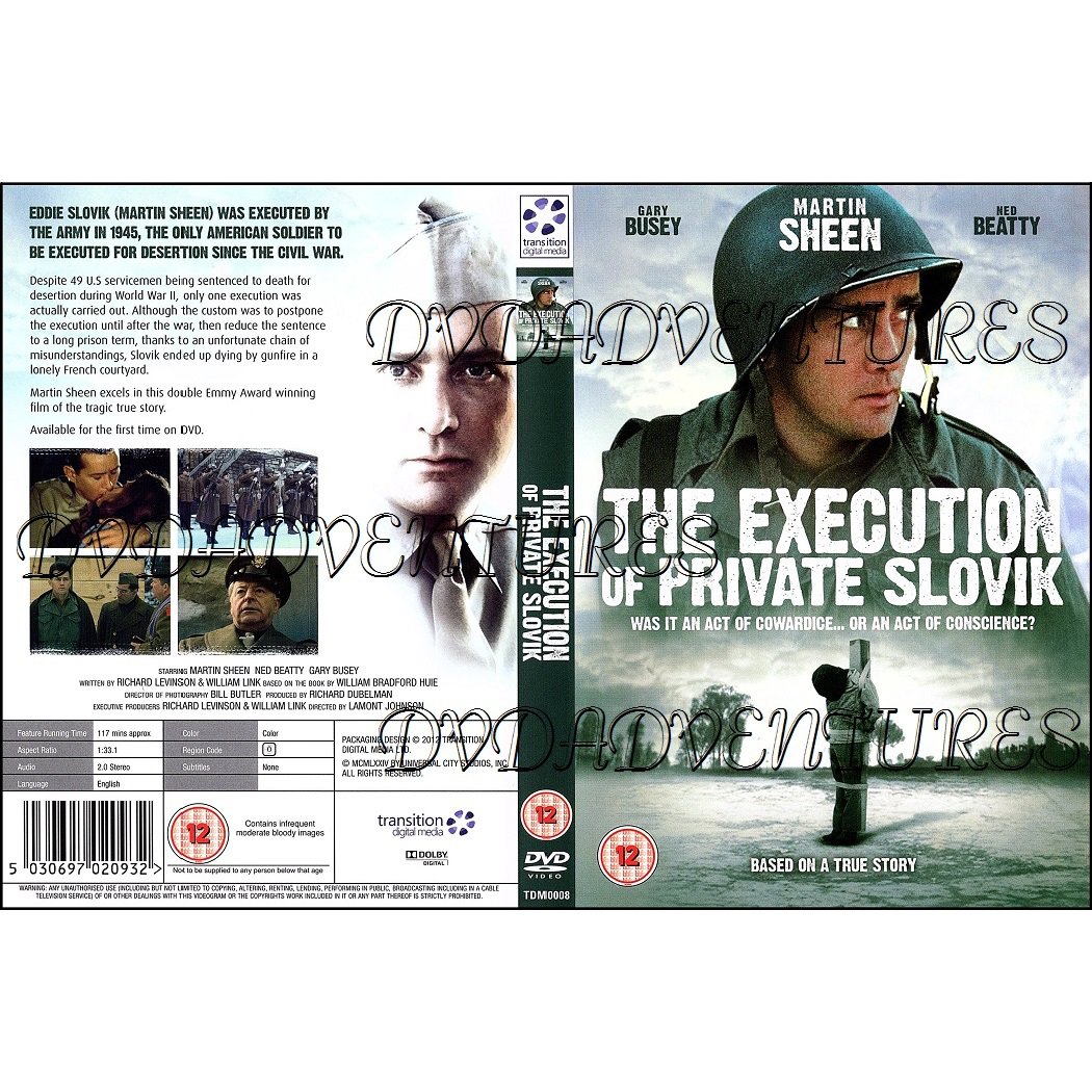 The Execution of Private Slovik (1974)* Martin Sheen, Mariclare ...