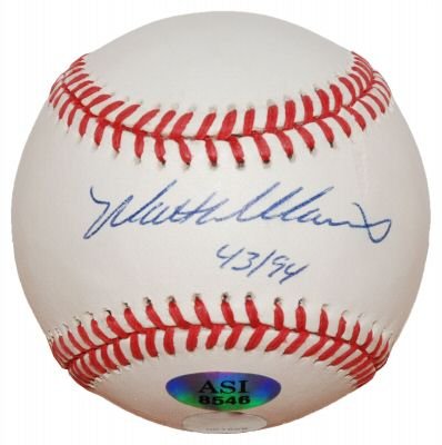 Matt Williams Signed OL Baseball (ASI)