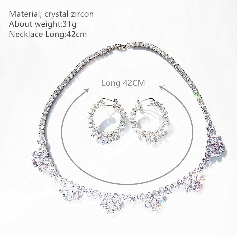 007 James Bond No Time To Die Paloma Crystal Zircon Pendant Necklace ...