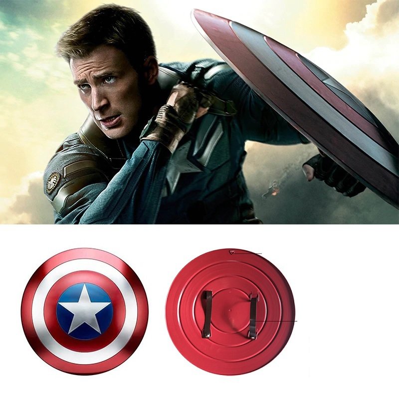New Captain America Shield Steve Rogers Cosplay Metal Prop Avengers Endgame