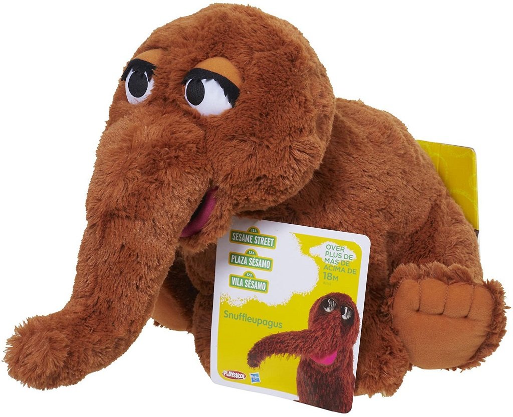 Hasbro Playskool Sesame Street SNUFFLEUPAGUS Plush Toy Soft Stuffed ...